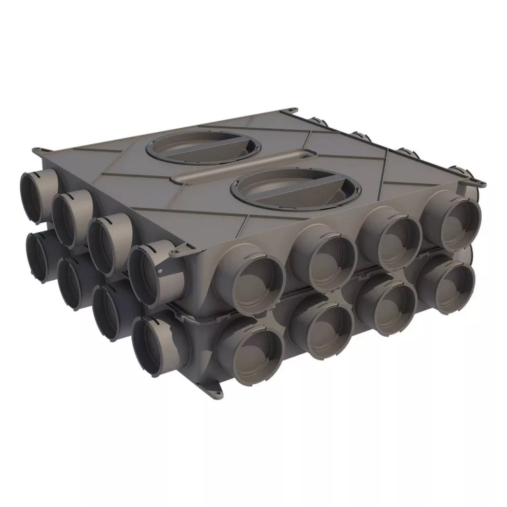 Légtechnikai idom, VK160 levegő osztódoboz, Bosch - Szerelvé
